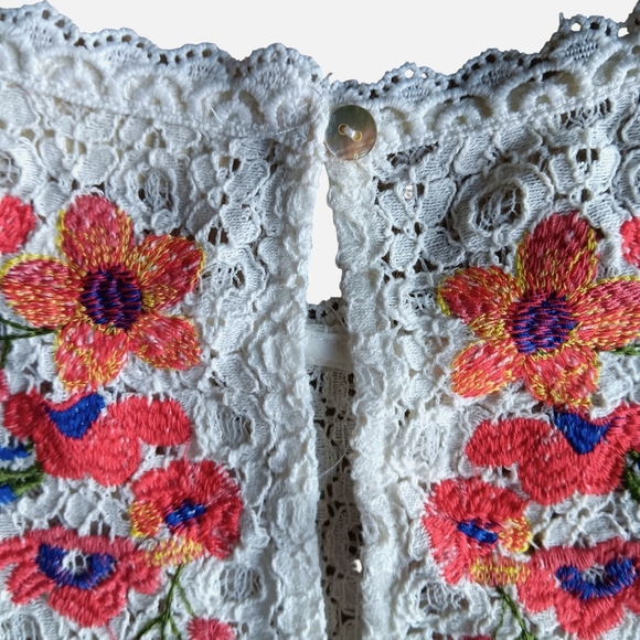 Altar'd State | Dresses | Altard State Lace Ivory Embroidered Bohemian ...